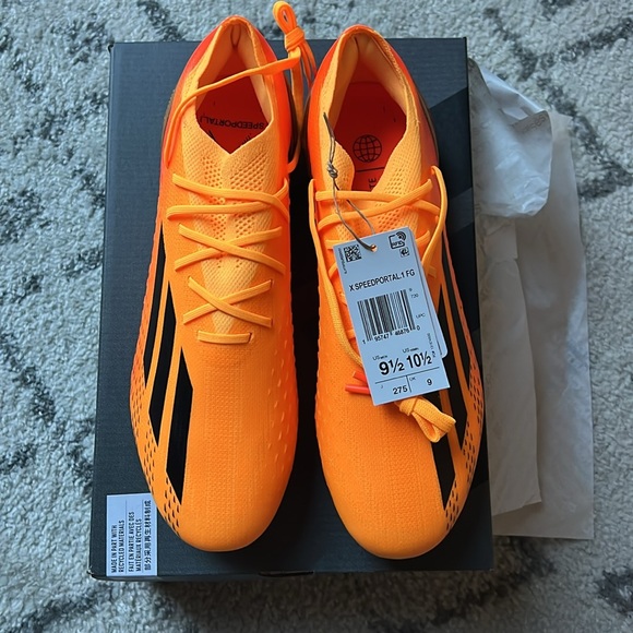 adidas | Shoes | Adidas Orange Firm Ground Cleats Top Quality | Poshmark